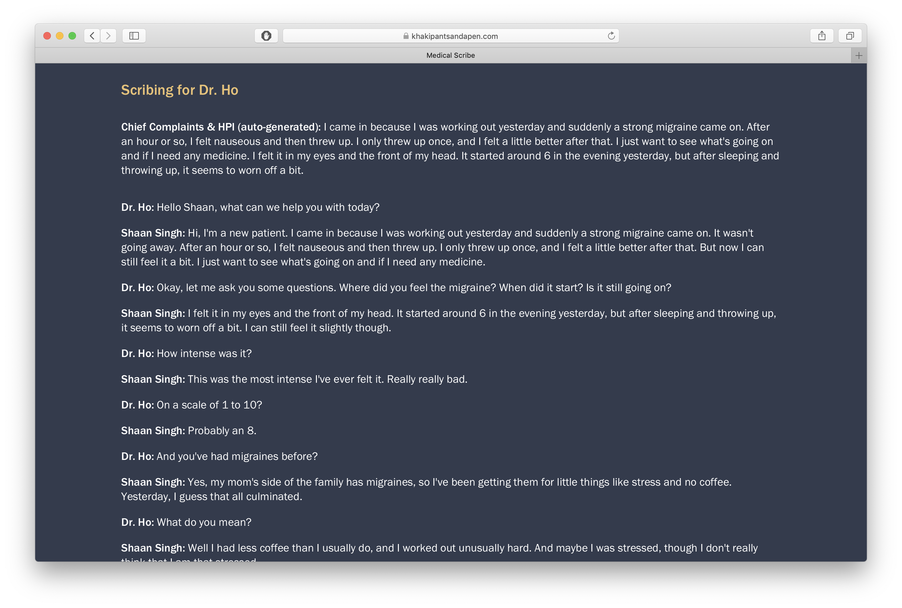 Khaki Pants and a Pen | Devpost