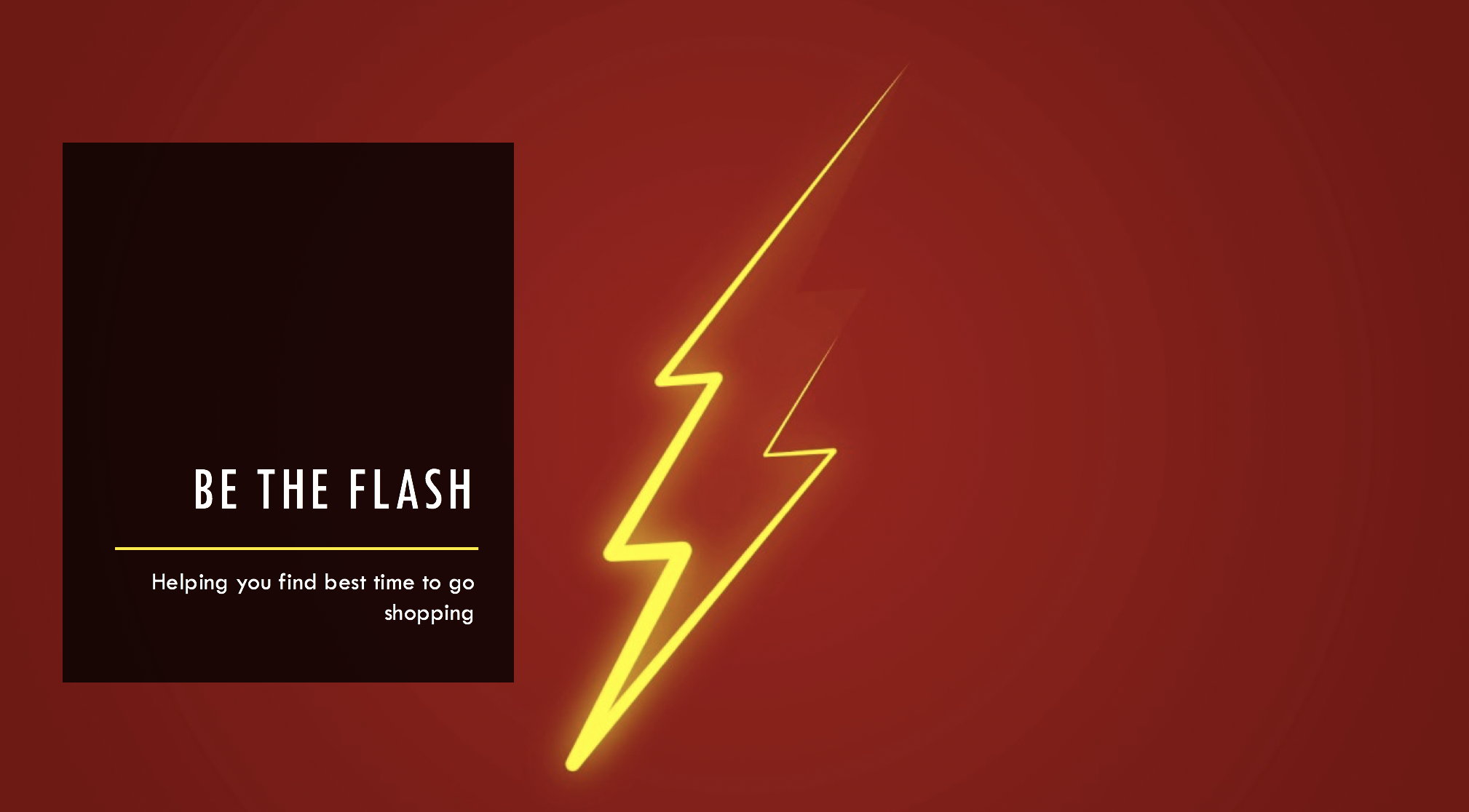 BE THE FLASH | Devpost