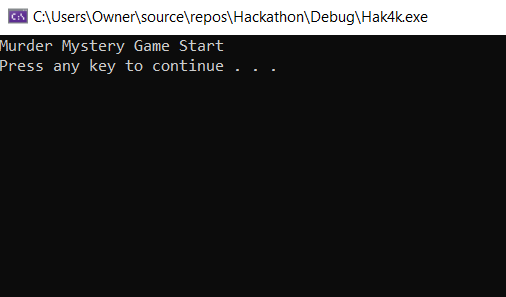 Murder Mystery | Devpost