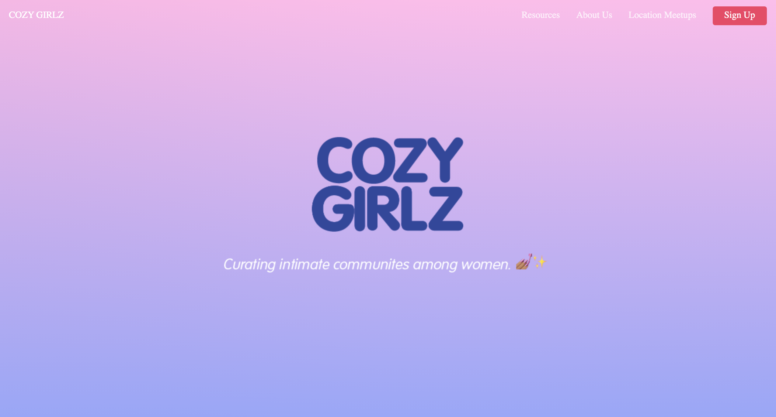 COZY GIRLZ | Devpost
