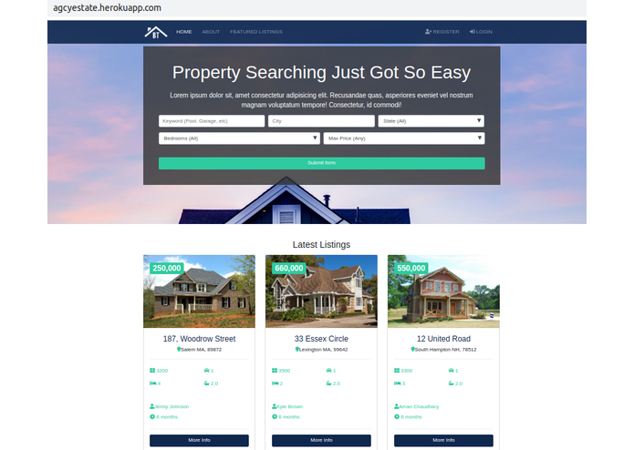 real-estate-project | Devpost