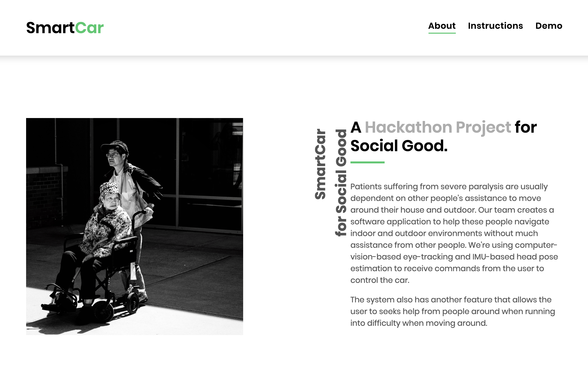 Smart Wheelchair for Severely Paralyzed Patients | Devpost