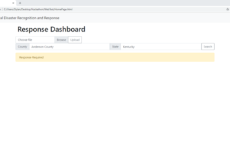 Smart Natural Disaster Recognition and Response (SNDRR) | Devpost