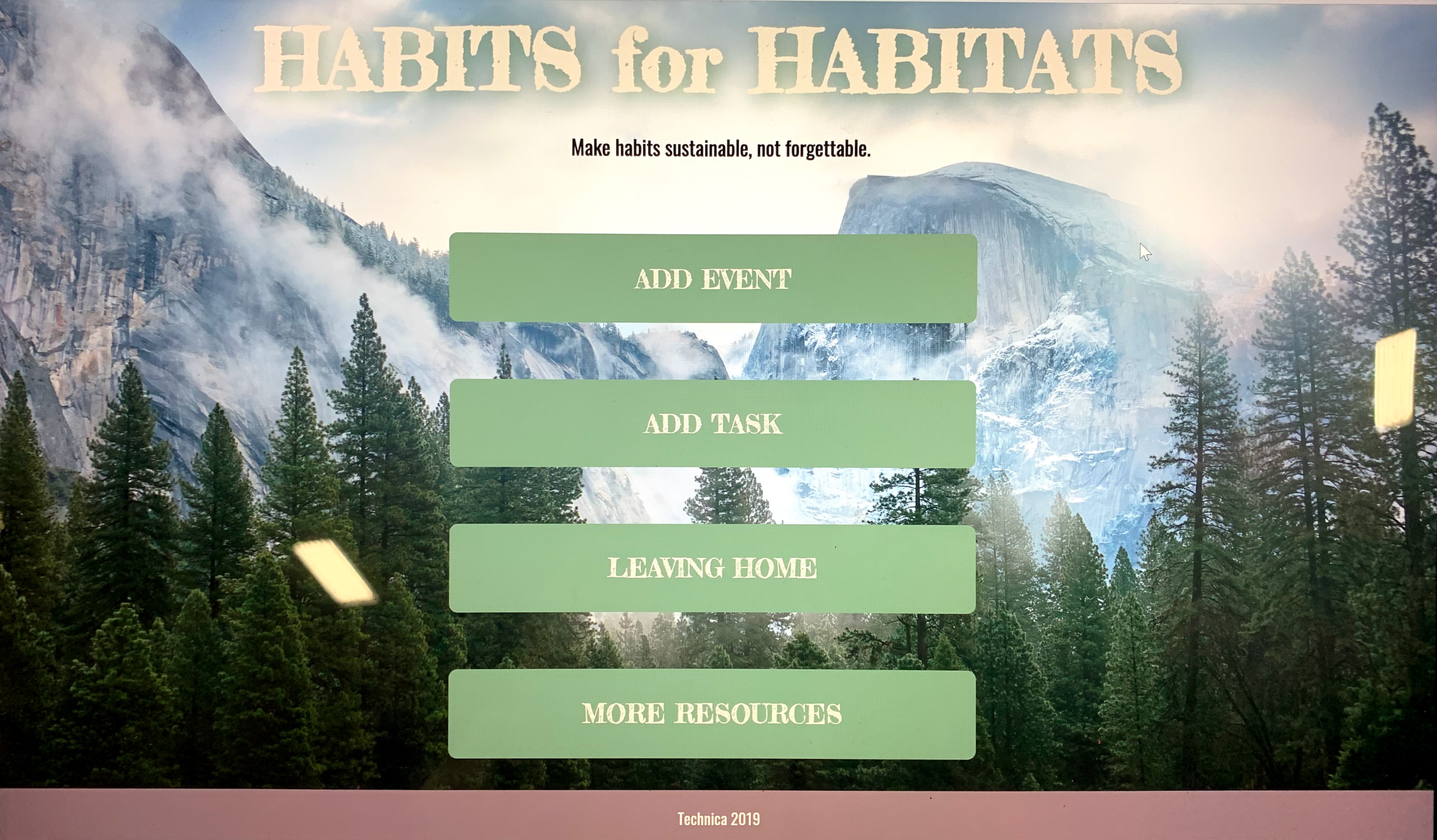 Habits for Habitats | Devpost