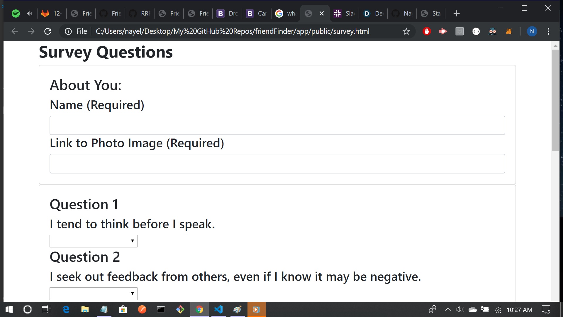Star Wars Friend Finder | Devpost