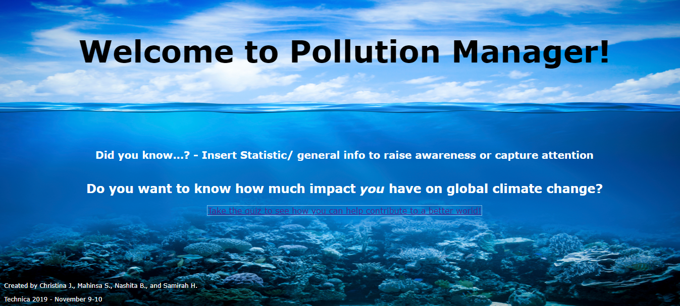 Pollution Manager | Devpost