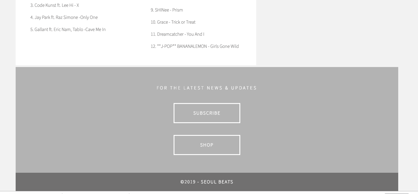 The Seoul Beats | Devpost