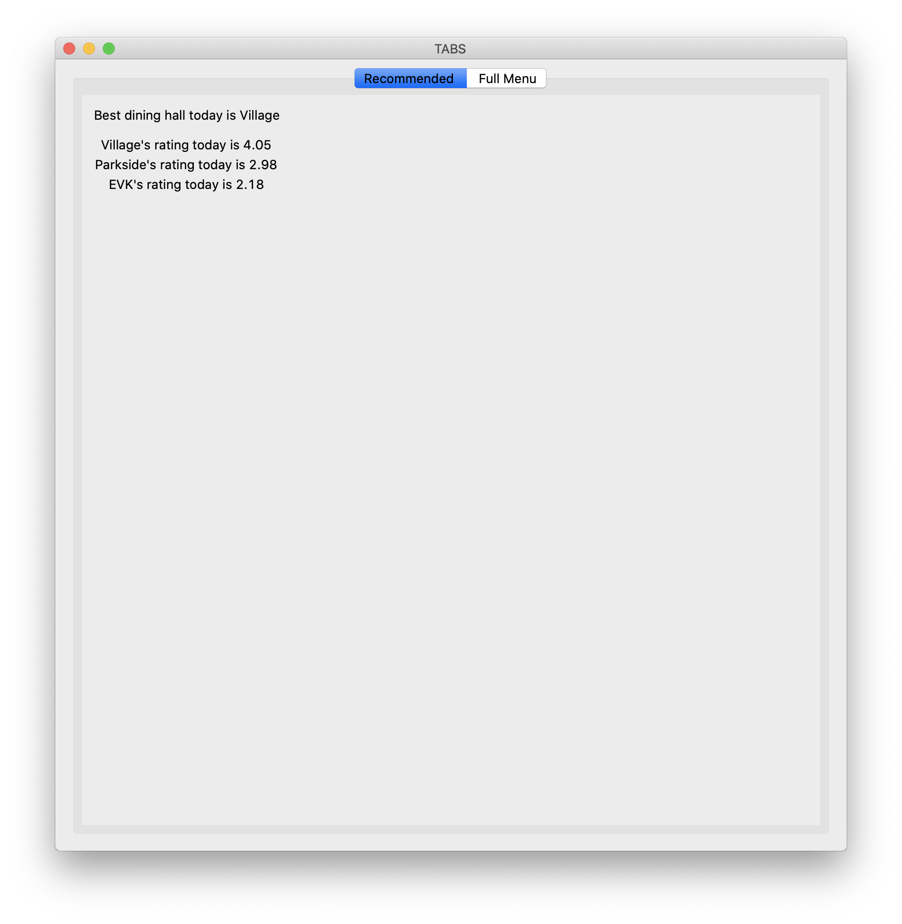 USC Dining Hall Helper | Devpost