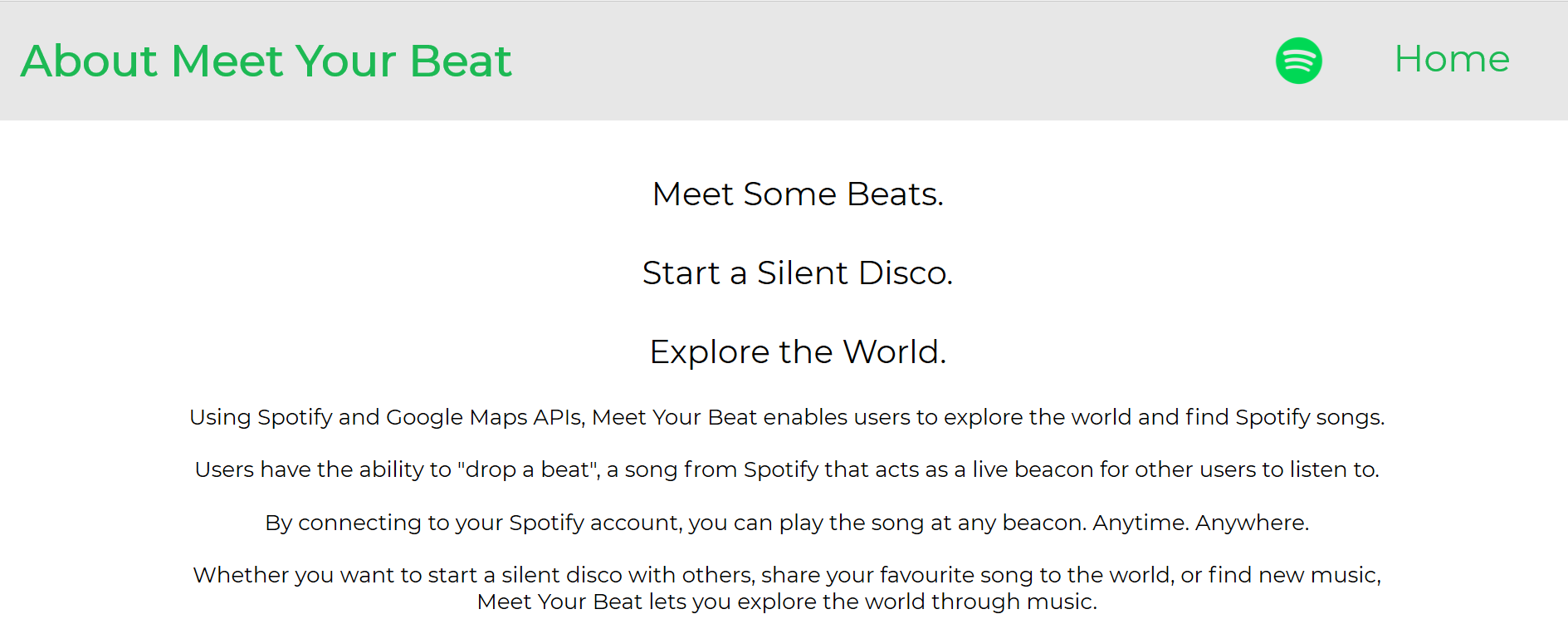 Meet Your Beat | Devpost