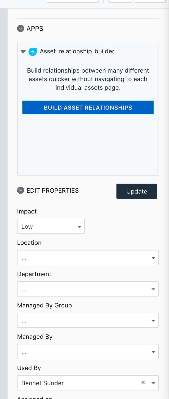 Asset Relationship Builder | Devpost
