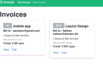 X5 Invoice | Devpost