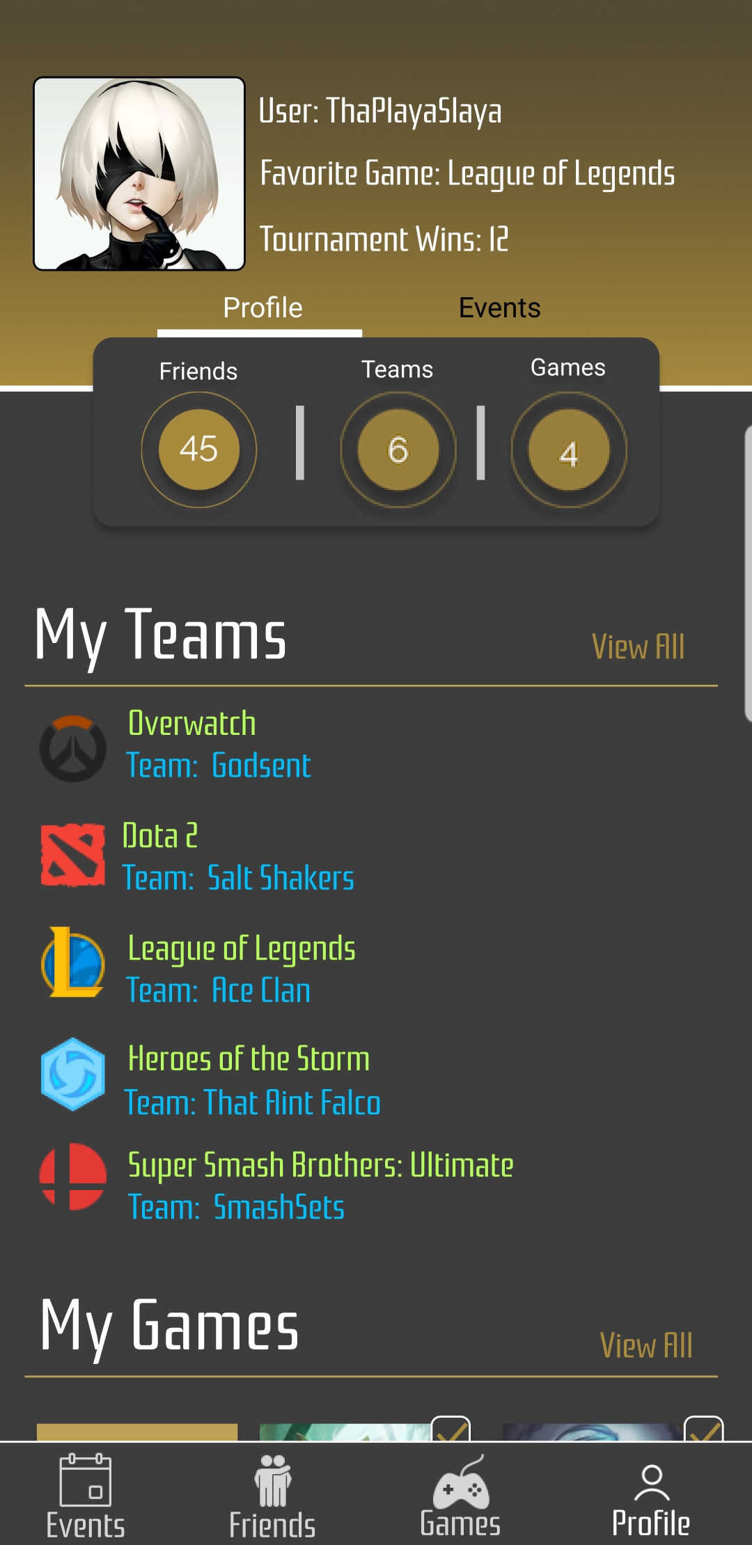 GG Tournaments | Devpost