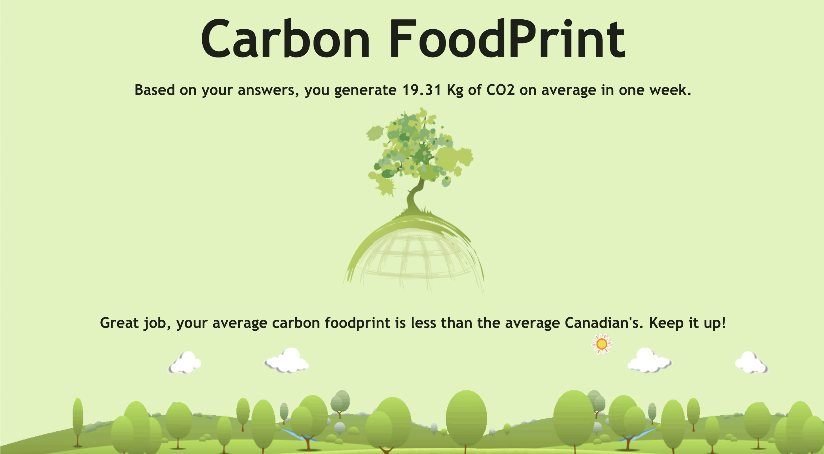 Carbon FoodPrint | Devpost