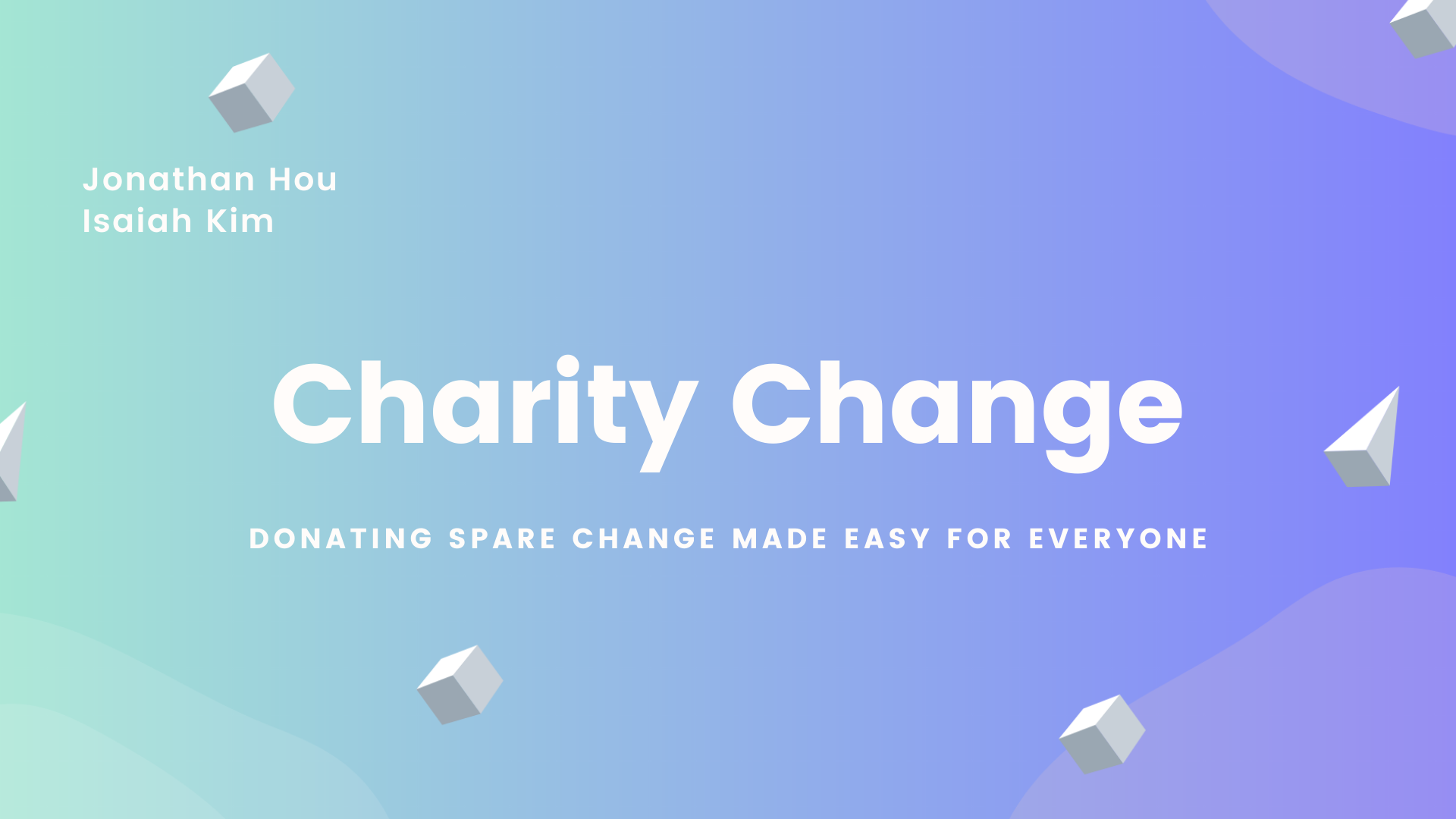 Charity Change | Devpost