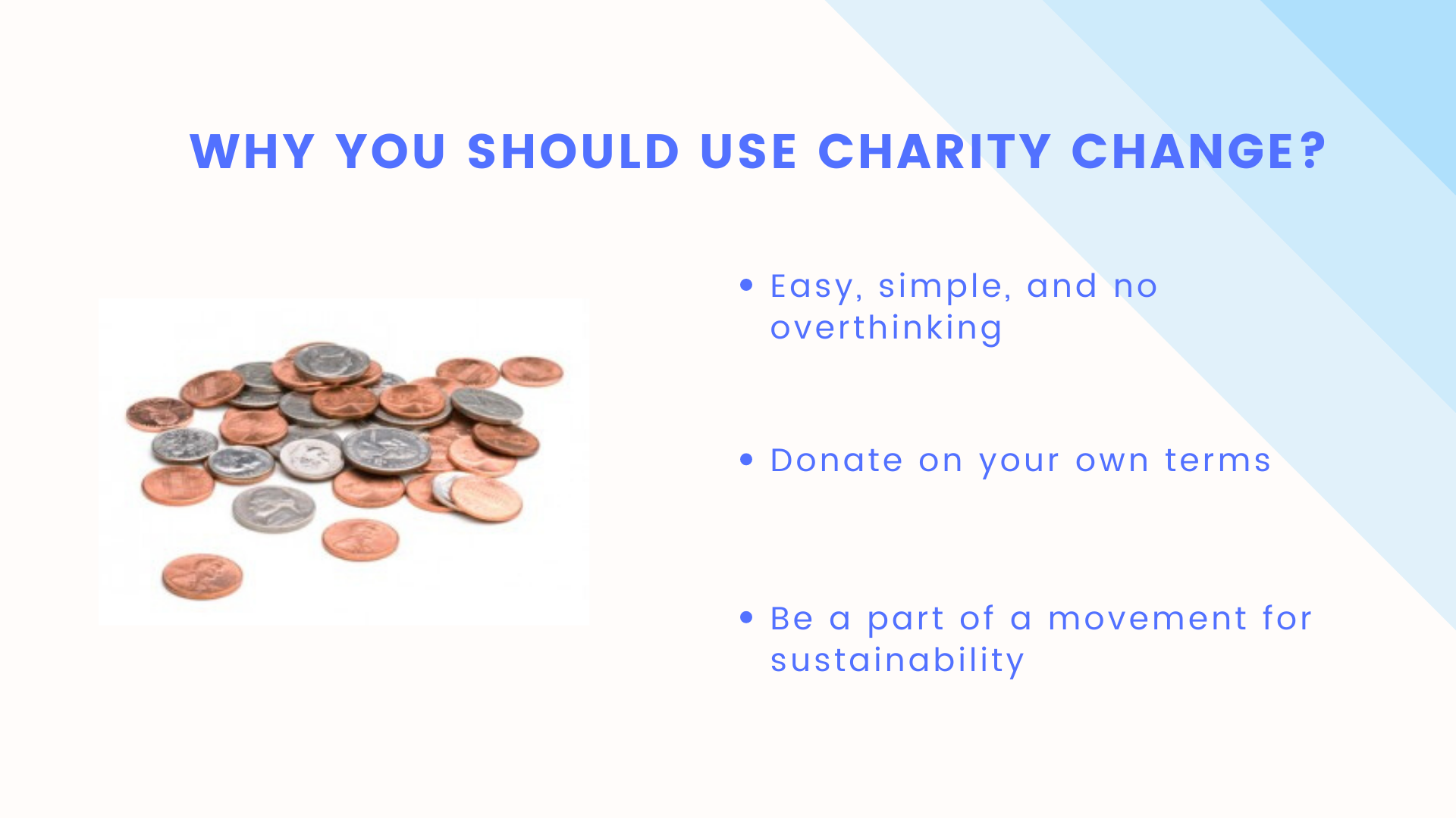 Charity Change | Devpost