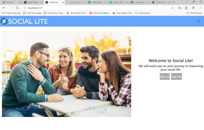 Social Lite | Devpost