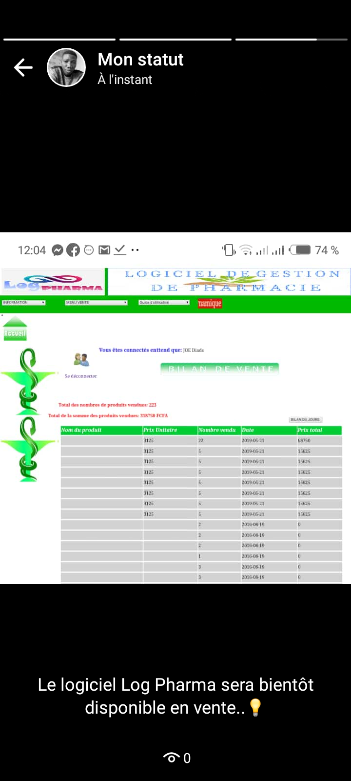Projet_pharmacie:_Programme_Log_Pharma | Devpost