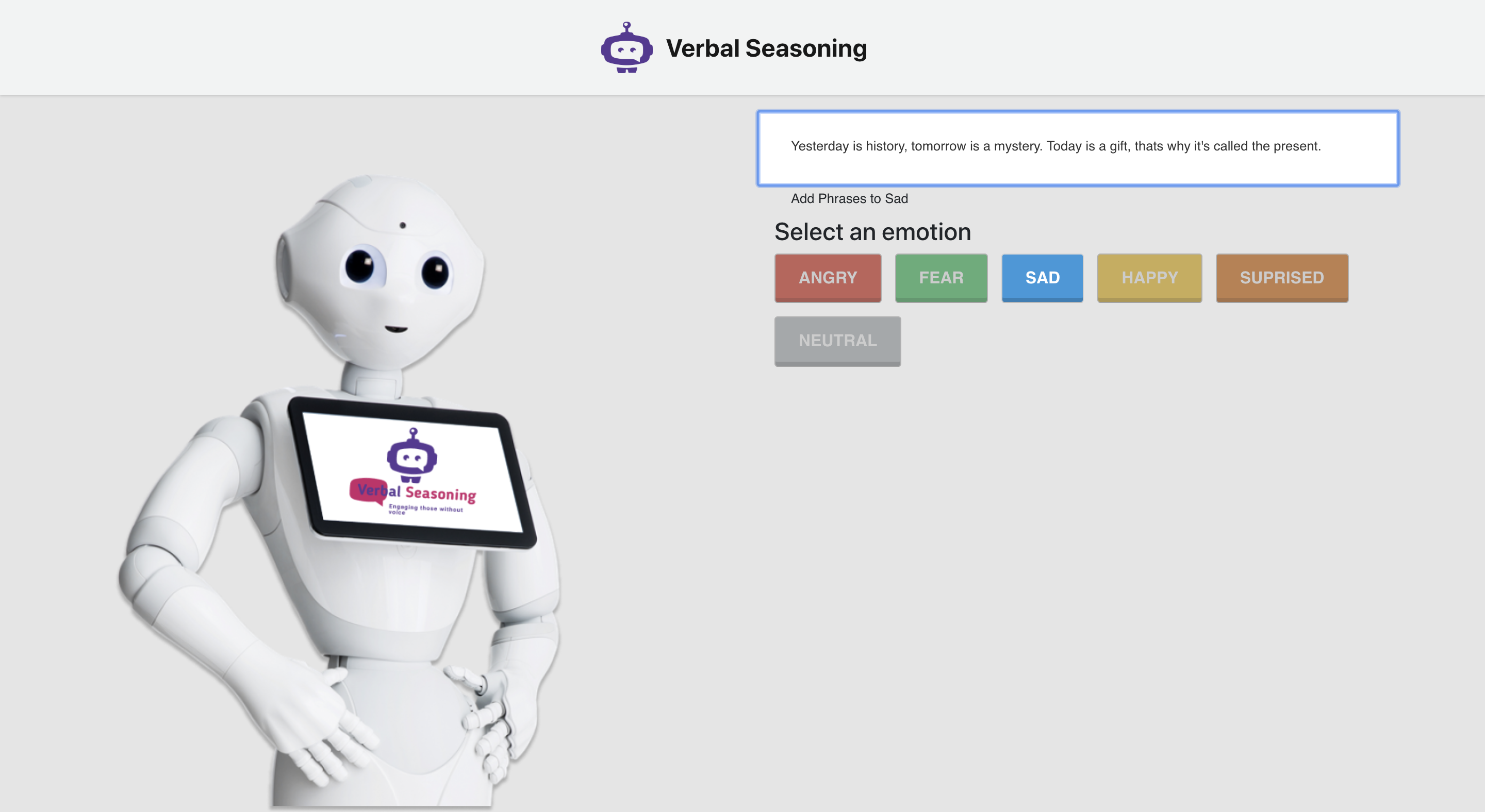 Verbal Seasoning | Devpost