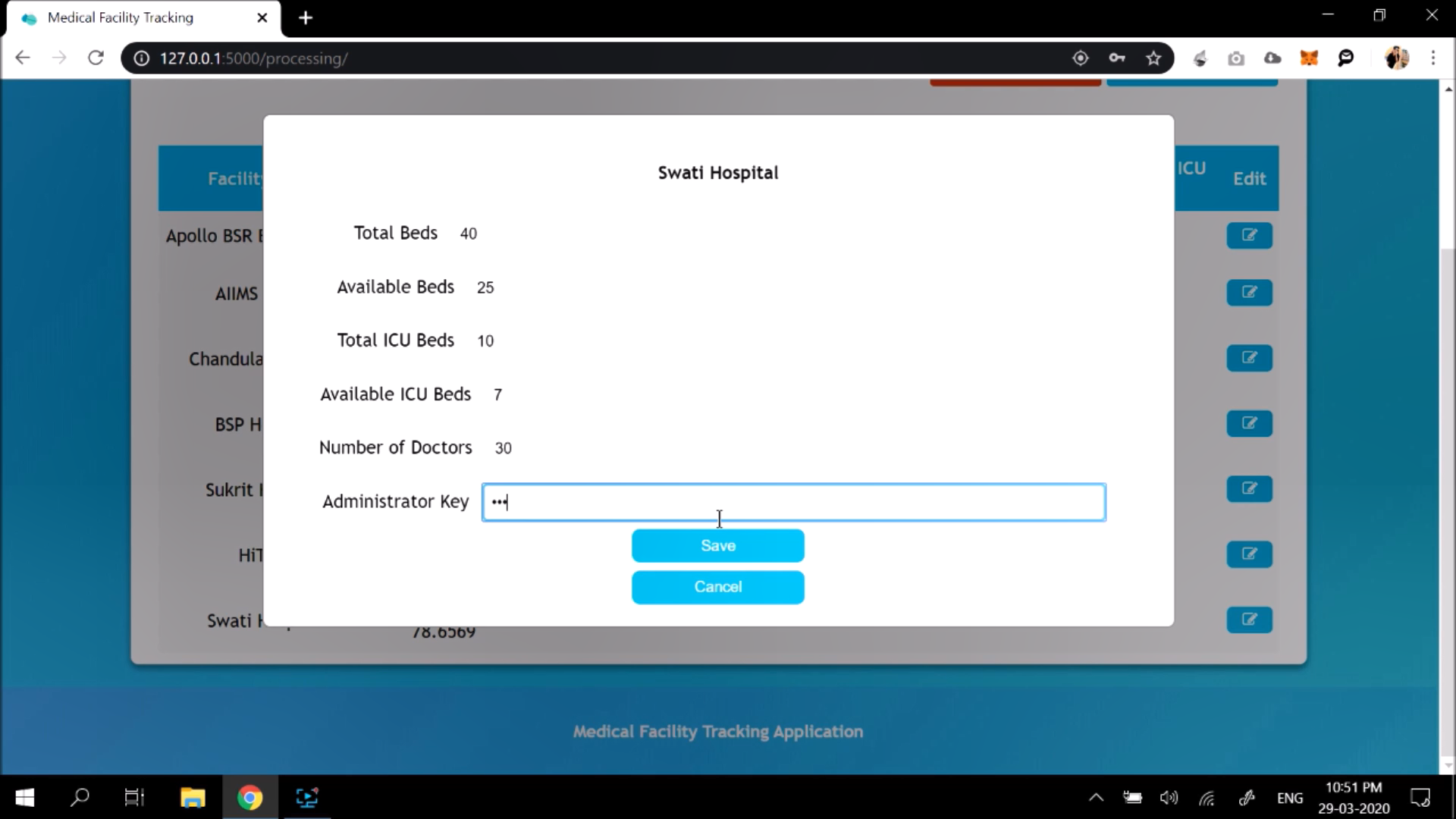Medical Facility Tracking | Devpost
