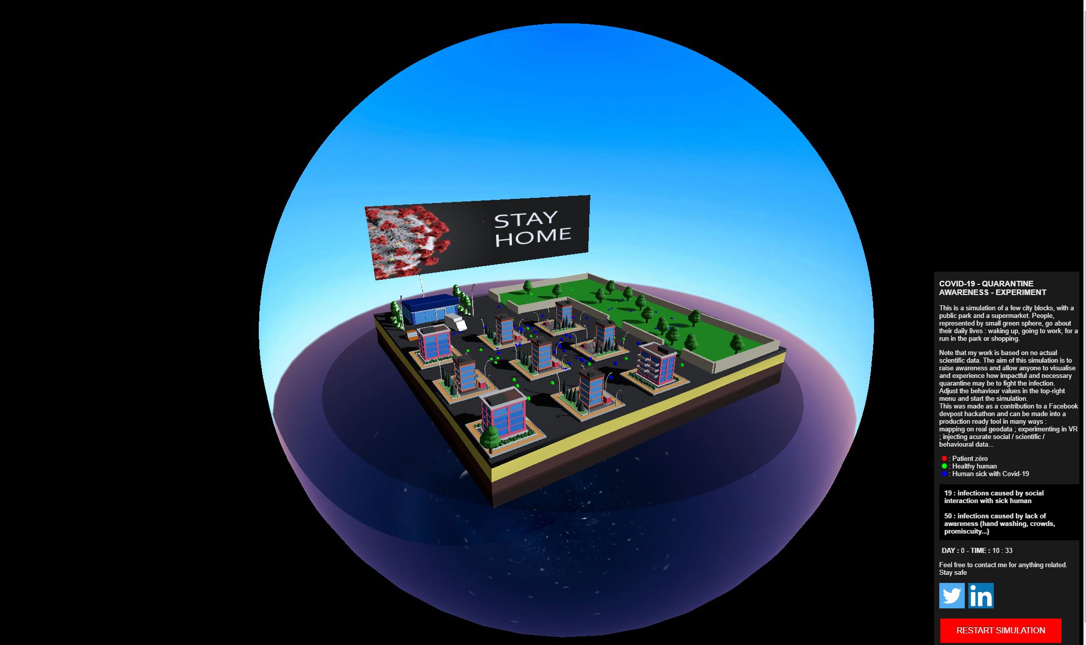 STAY HOME! - Experience the Quarantine | Devpost