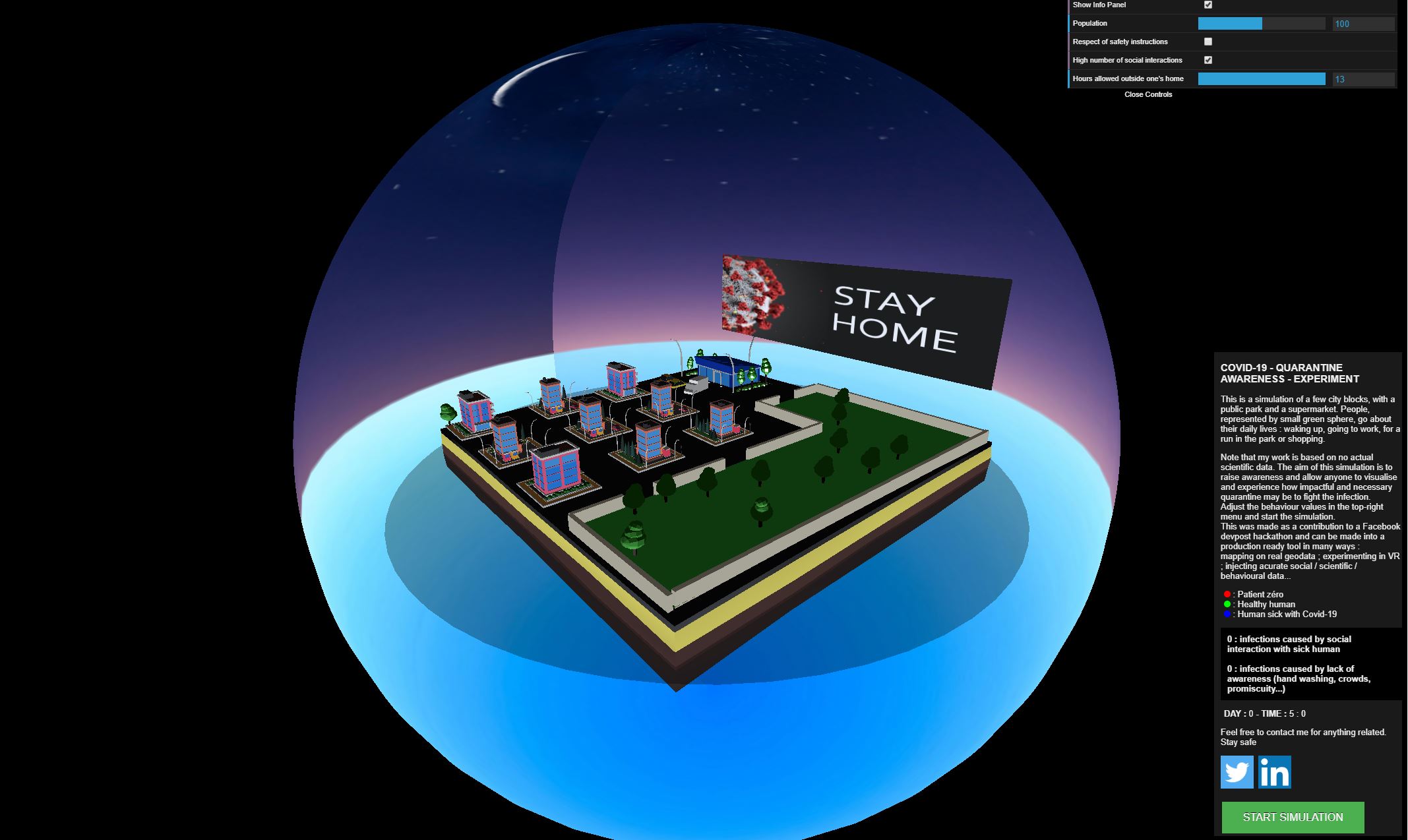 STAY HOME! - Experience the Quarantine | Devpost