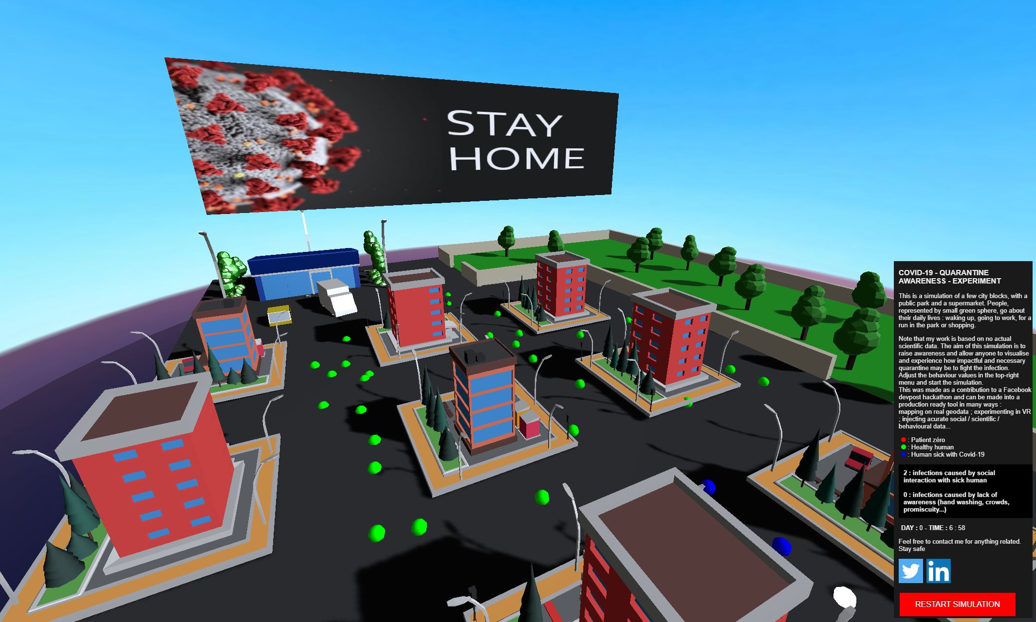 STAY HOME! - Experience the Quarantine | Devpost