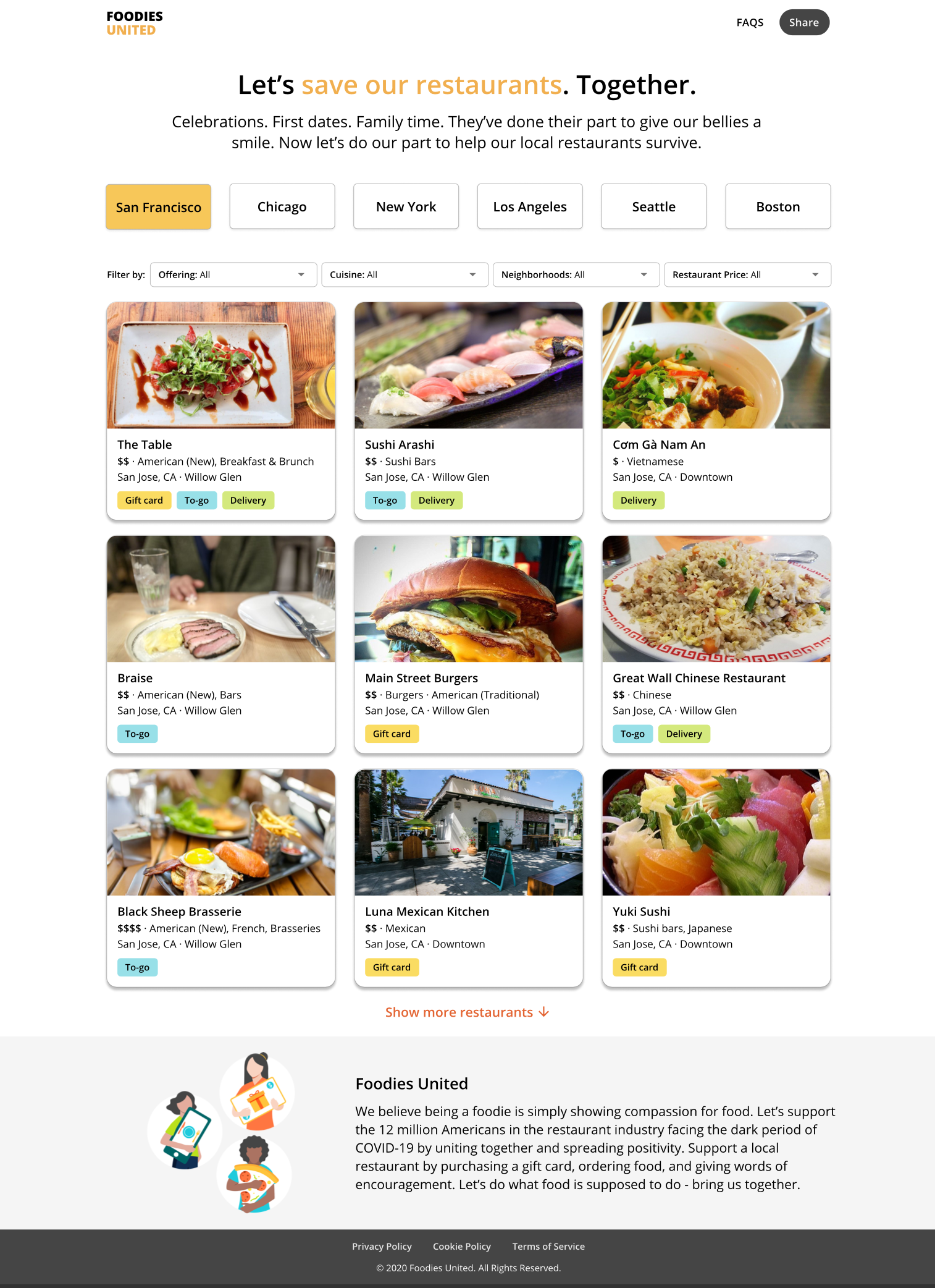 Foodies United | Devpost