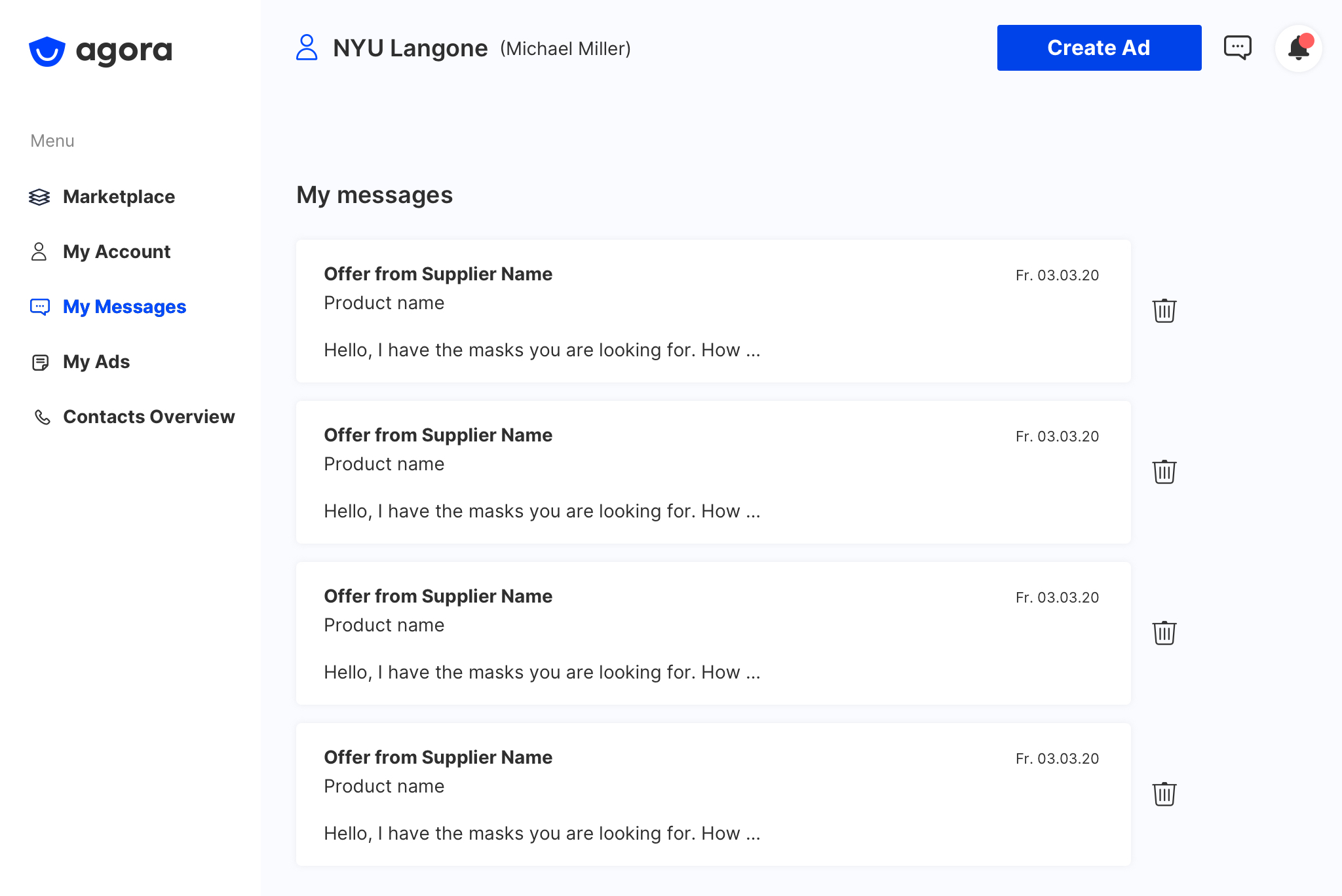 Agora - Streamlining medical supply allocation | Devpost