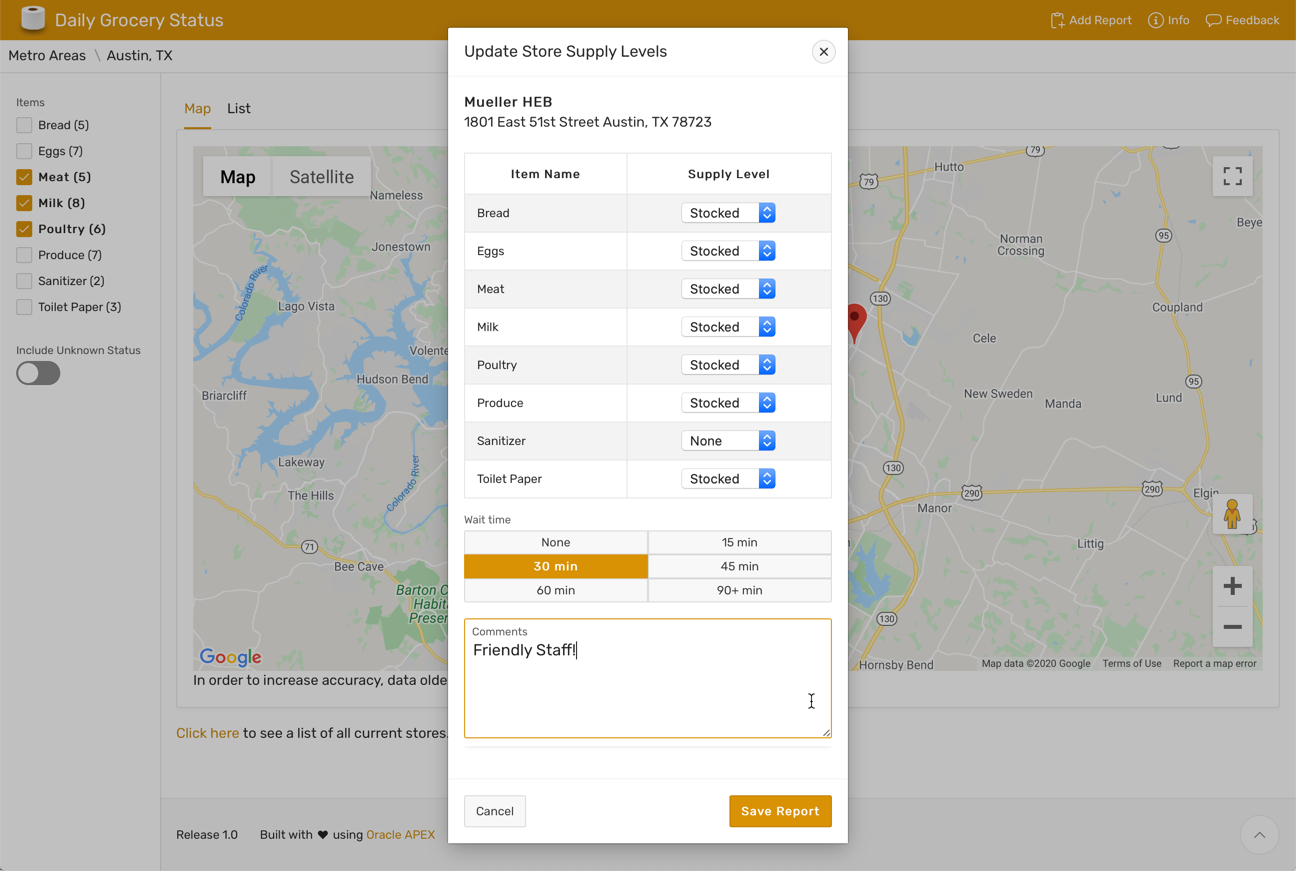 Daily Grocery Status | Devpost