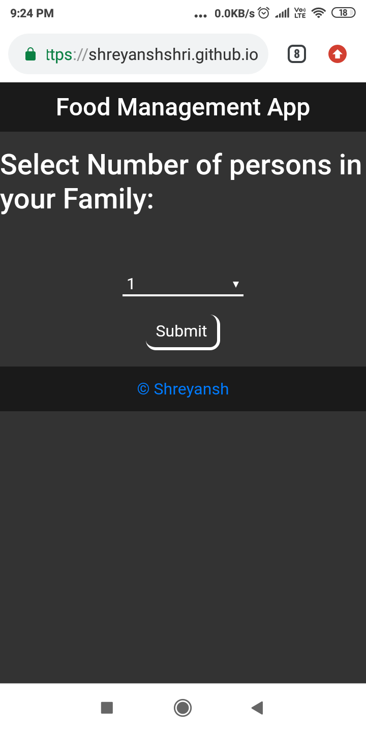 Food Management App | Devpost