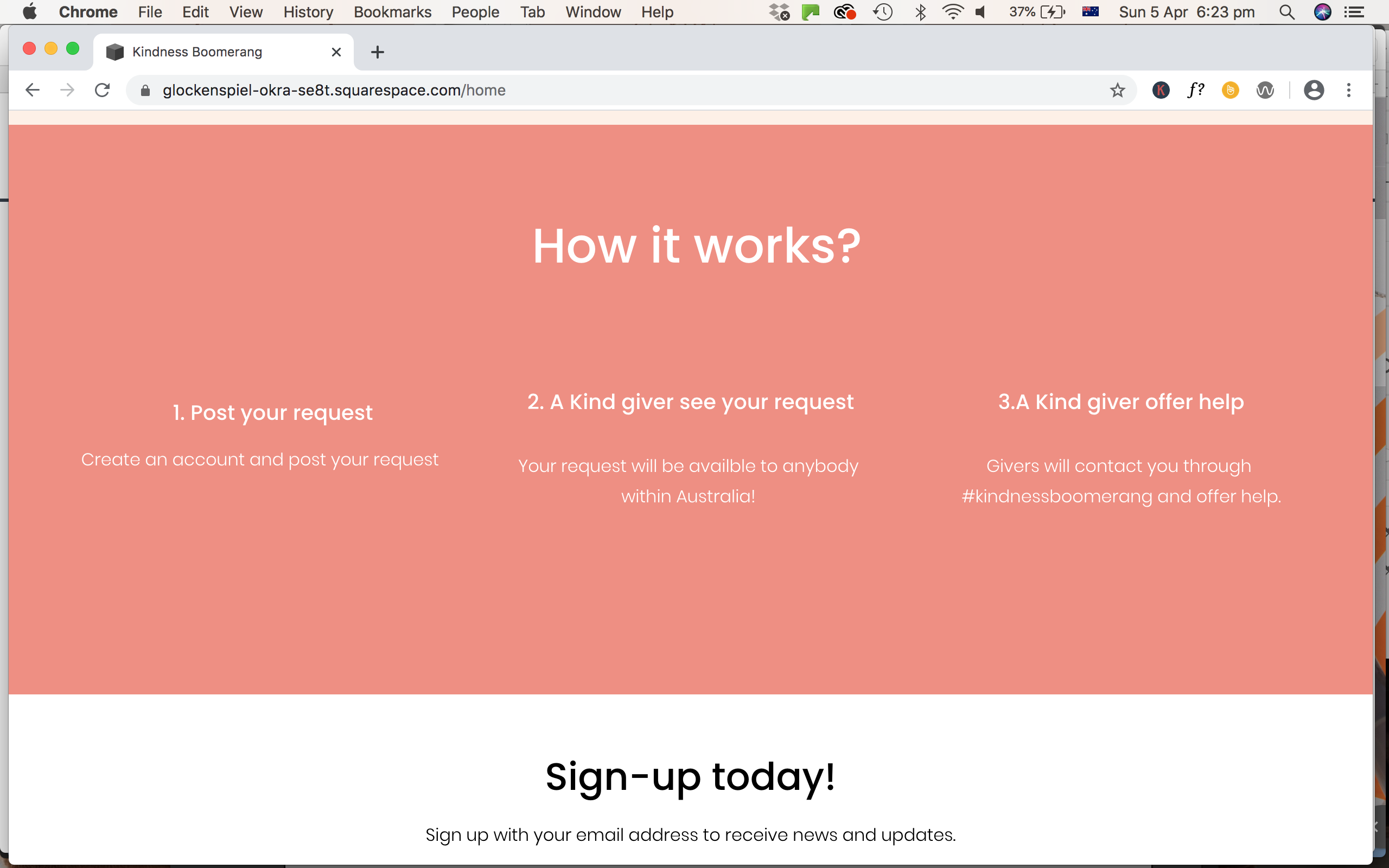 Kindness Boomerang | Devpost