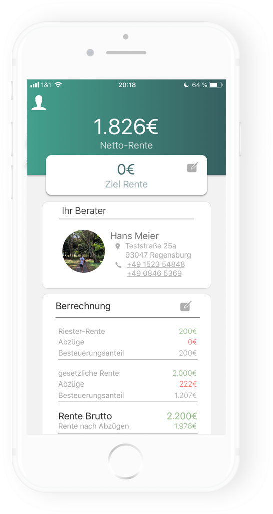 Rento - Meine Netto-Rente | Devpost