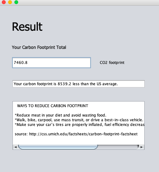 Carbon Footprint Calculator | Devpost