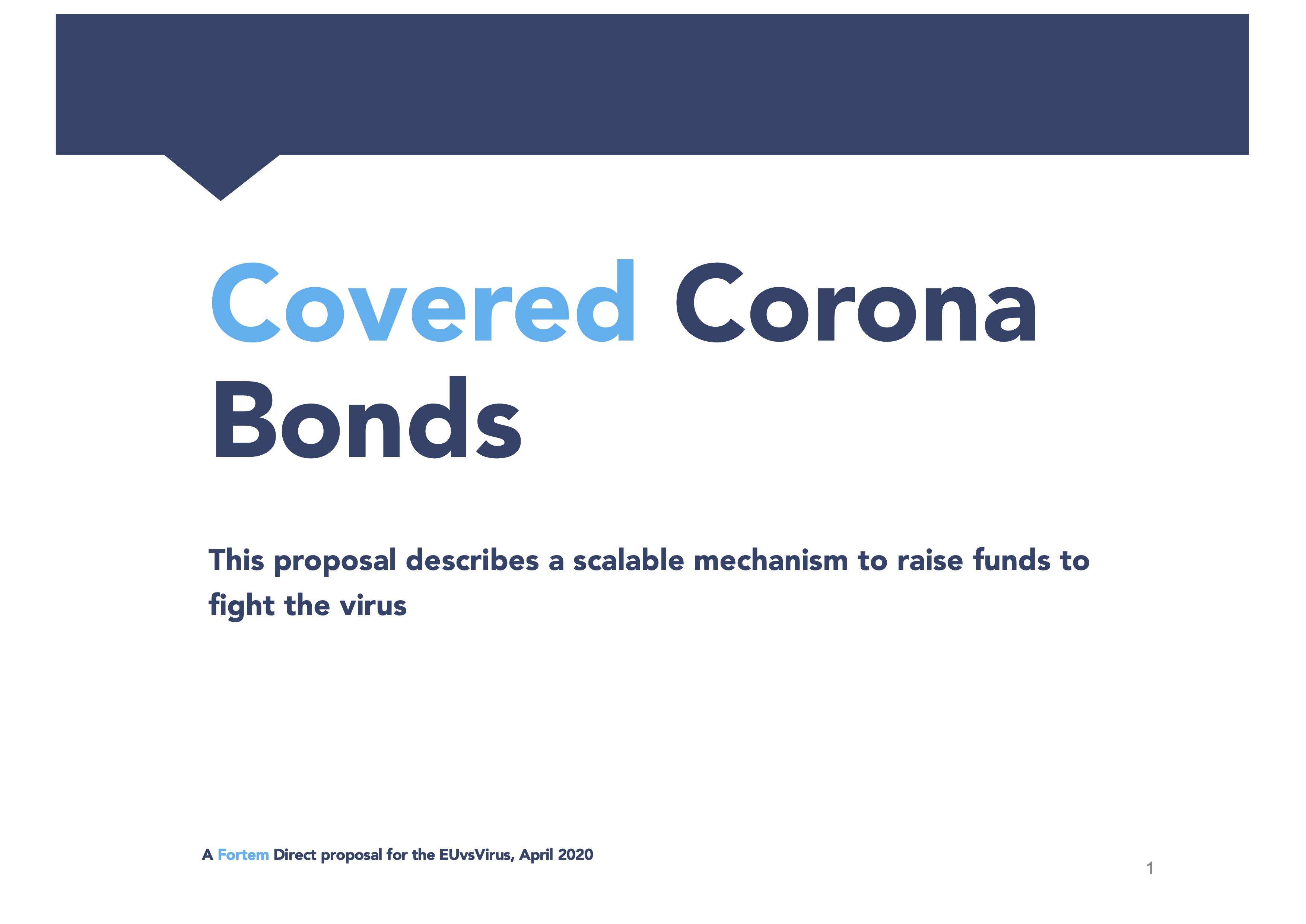 Covered Corona Bonds | Devpost