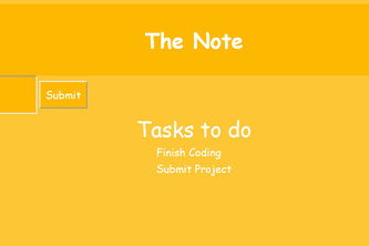Note Application | Devpost