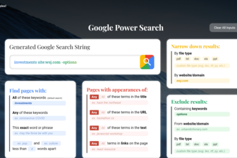 Google Power Search | Devpost