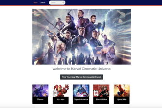 Pick Your Marvel BoyFriend/GirlFriend! | Devpost