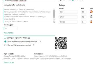 Bite-size contents for Messenger and Whatsapp | Devpost