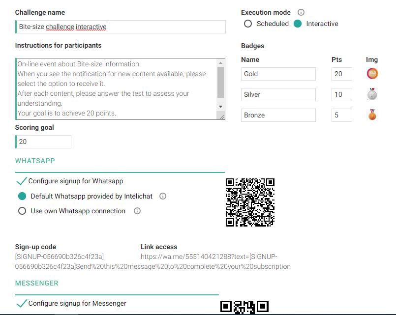 Bite-size contents for Messenger and Whatsapp | Devpost