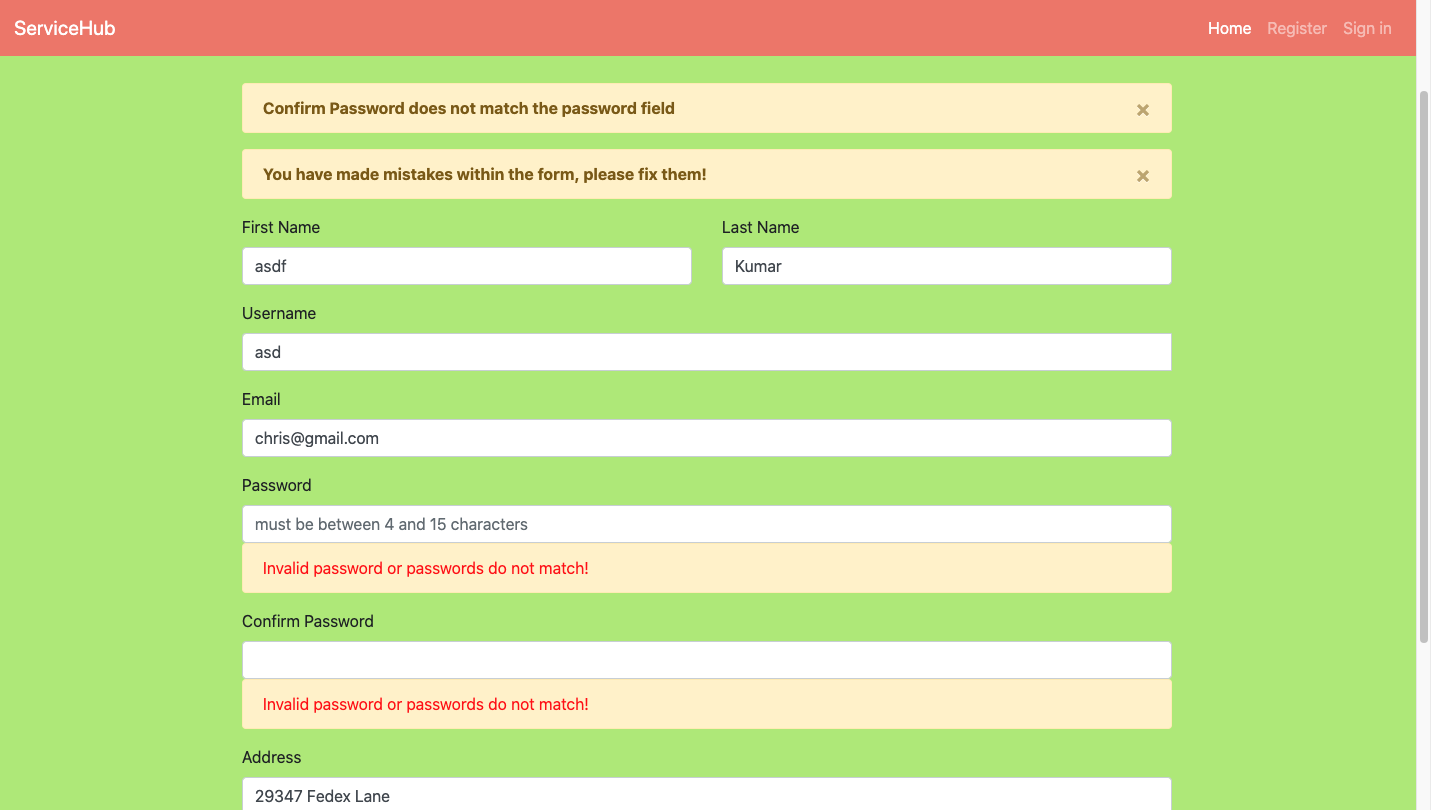 ServiceHub | Devpost
