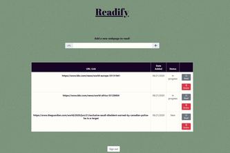 Readify | Devpost