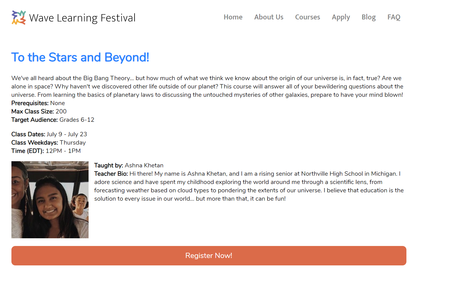 Wave Learning Festival | Devpost