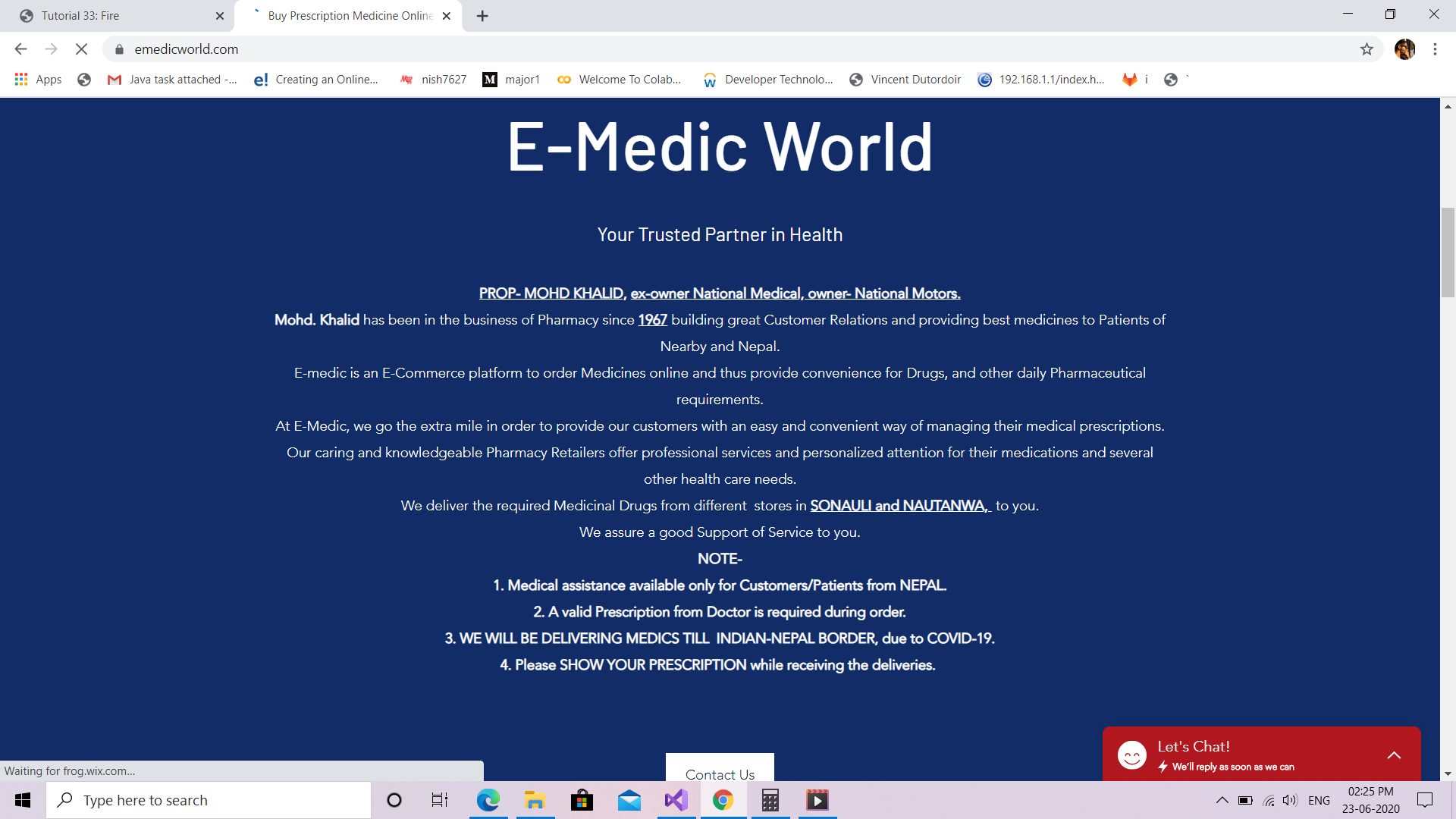 E-Medic World | Devpost