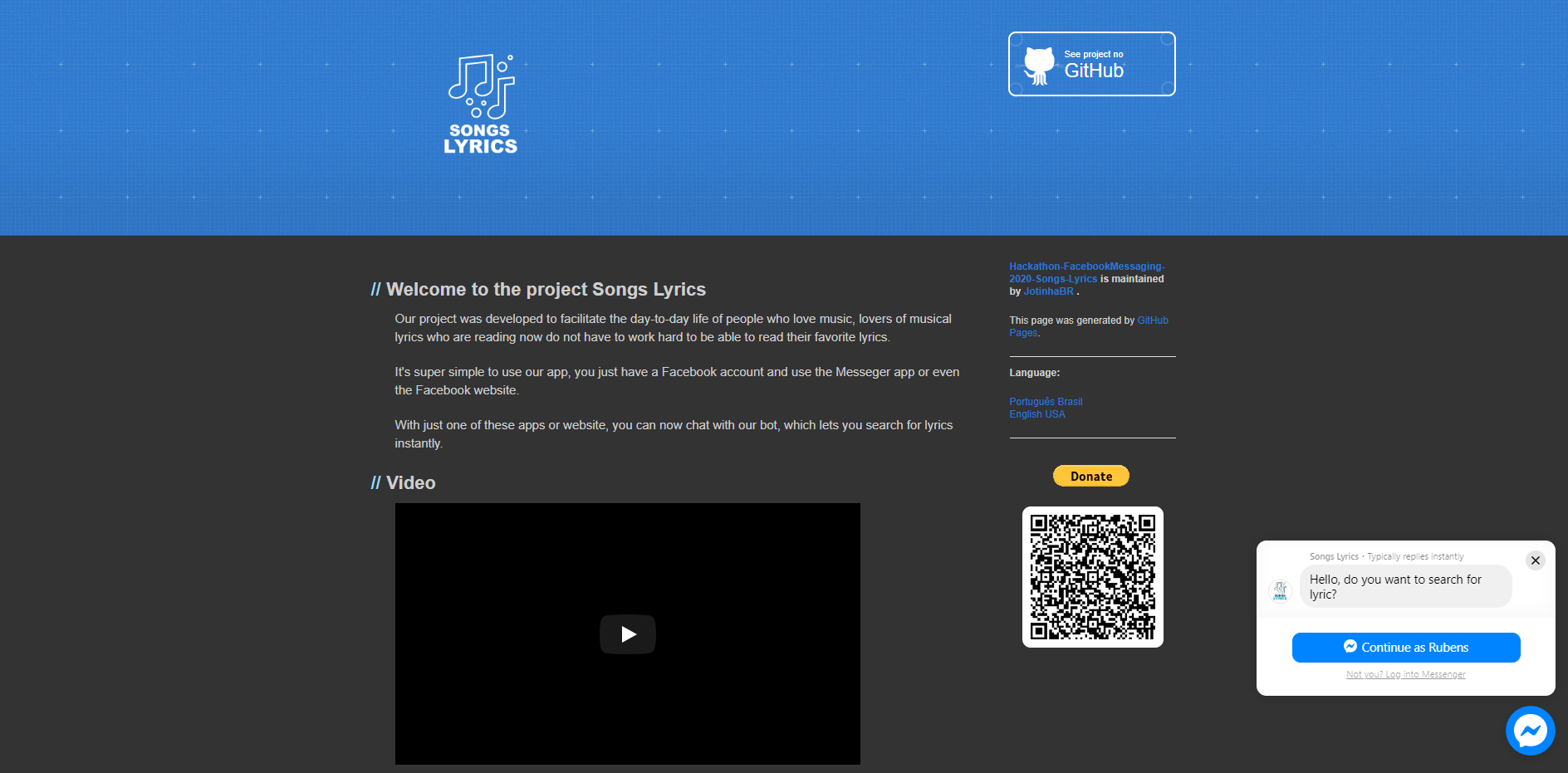 Songs Lyrics | Devpost