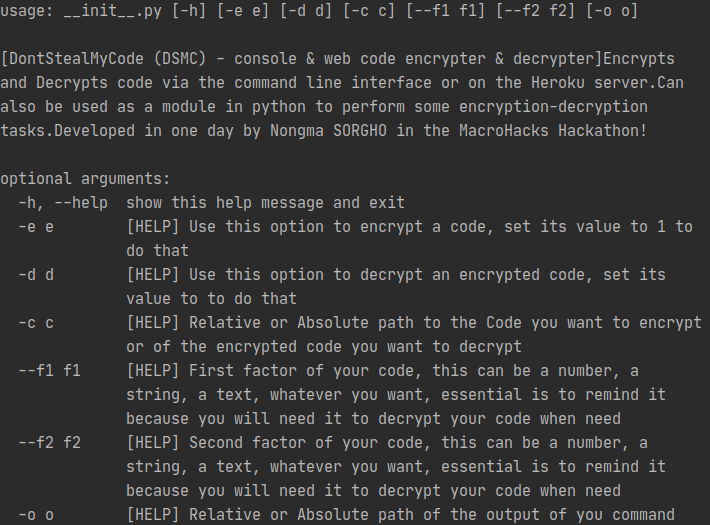Dontstealmycode Console And Web Code Encrypter And Decrypter Devpost
