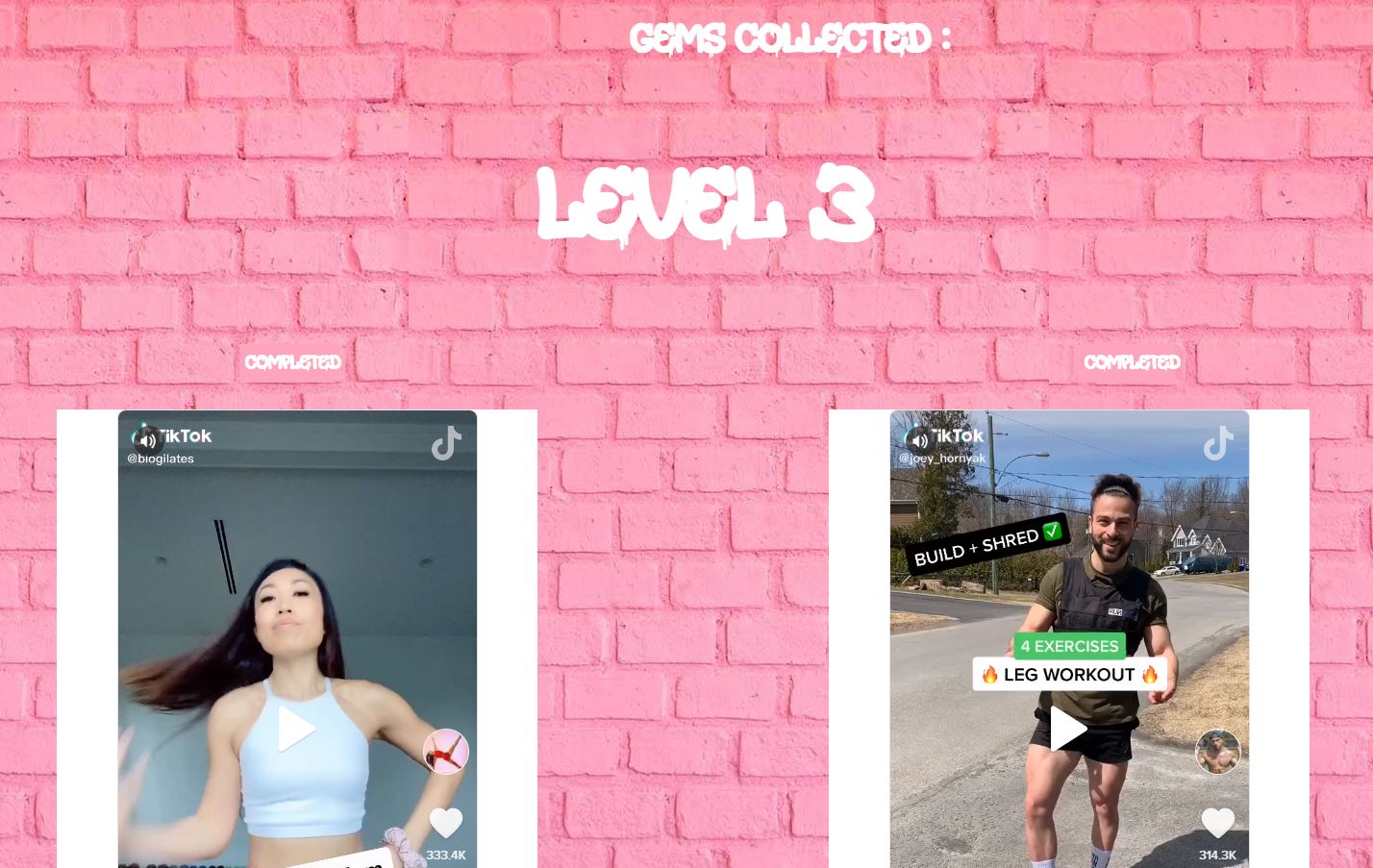 TikTok Fitness App | Devpost