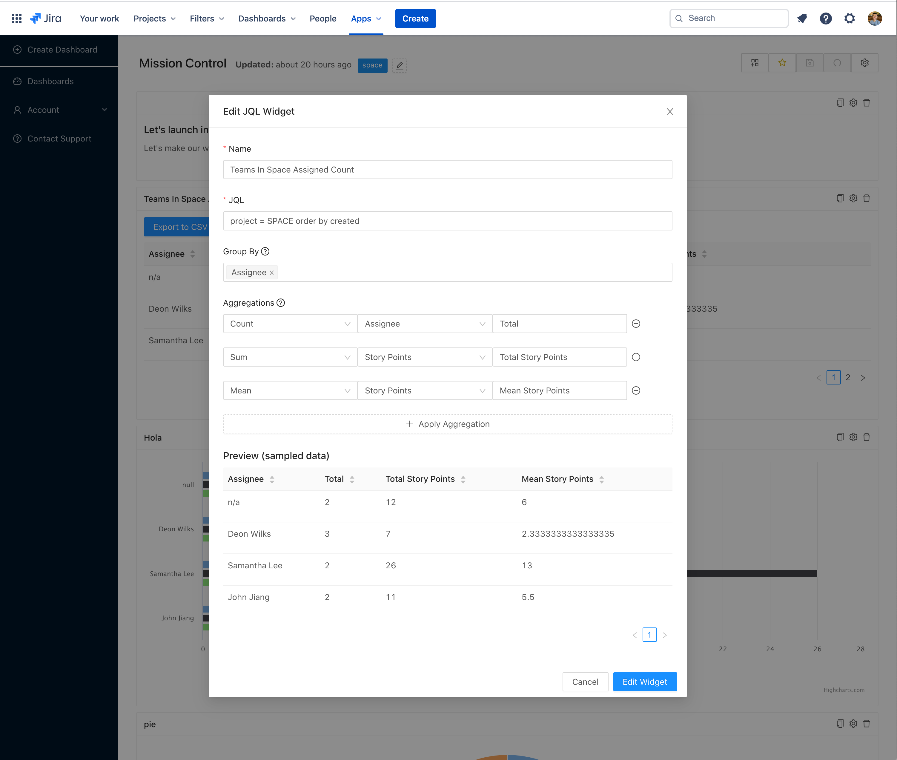 Dashbodo For Jira Jql Powered Dashboards Devpost 0715