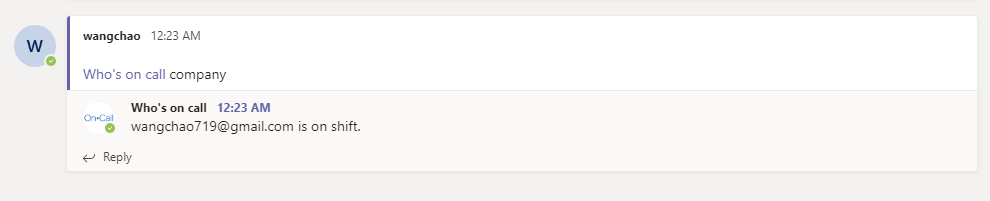 Who is on call | Devpost