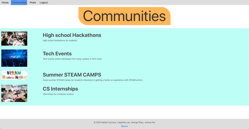 Opportunity Dashboard | Devpost