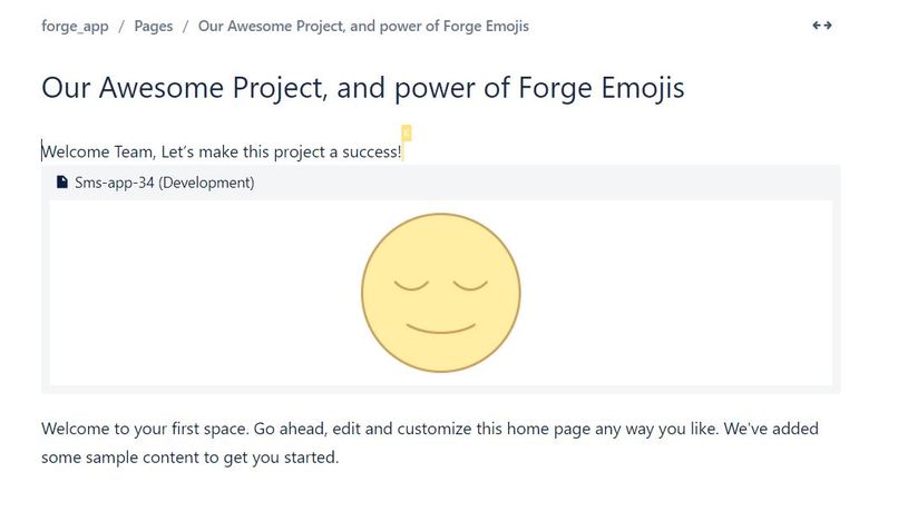Forge Super Emojis: Emoji classifier of confluence workspace | Devpost